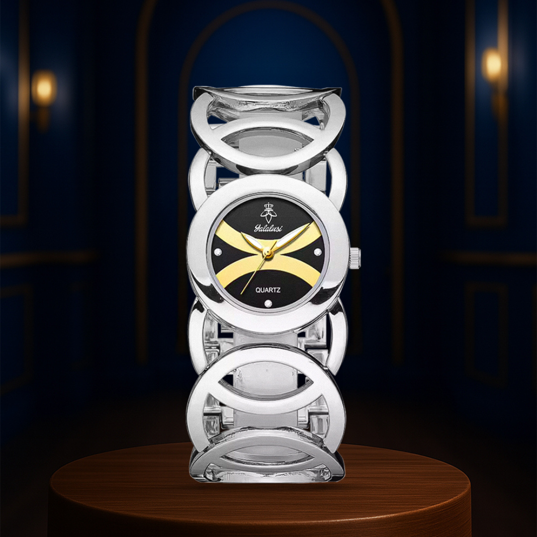 Deborah | Stylish Interlocking Circle Bracelet Watches | 30mm ...