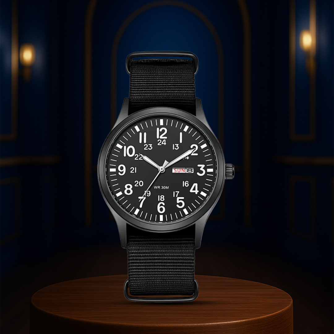 Thomas | Minimalist Field Watch with Functional Strap | 42mm – Thompson ...
