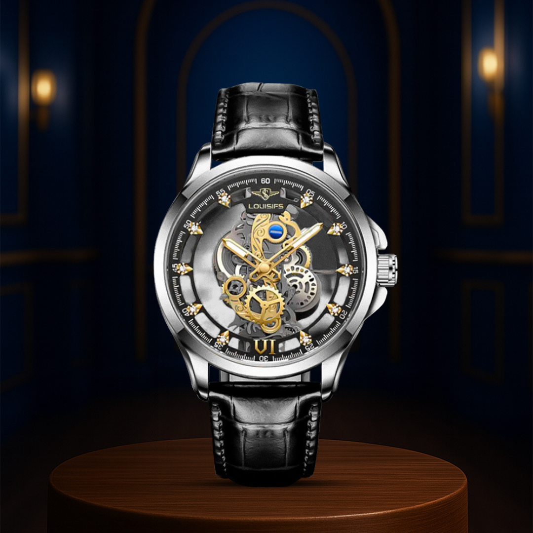 Orion | Double Sided Hollow Design Casual Business Watch | 40.5mm ...