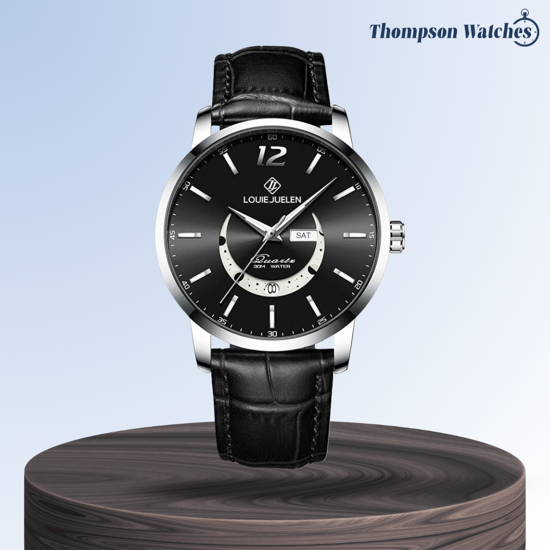 Sebastian | Classic Moon Phase Watch – Thompson Watches